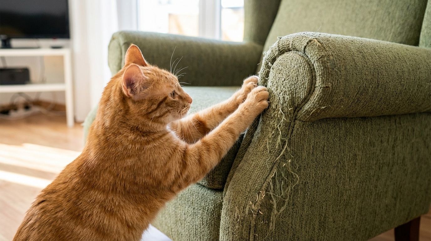"Mon canapé est dans un état lamentable" : comment empêcher votre chat ...